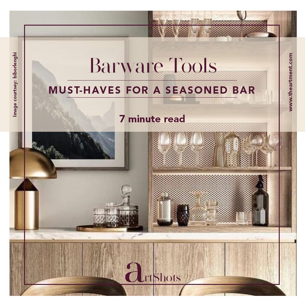 7 Essential Bar Tools & Equipment For Home Bar - The Artment – The Artment
