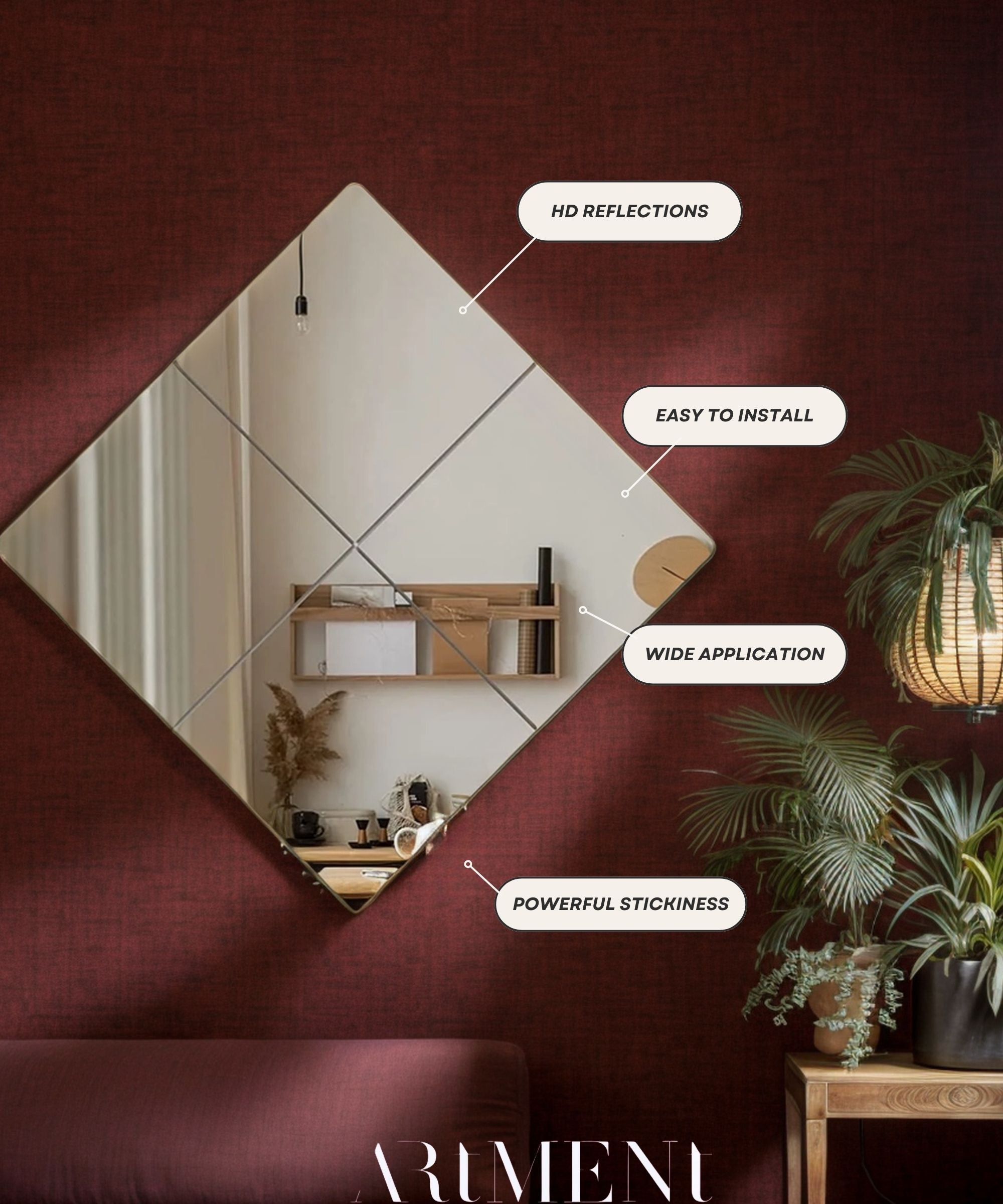 Reflect Full Length Mirror Tiles – The Artment