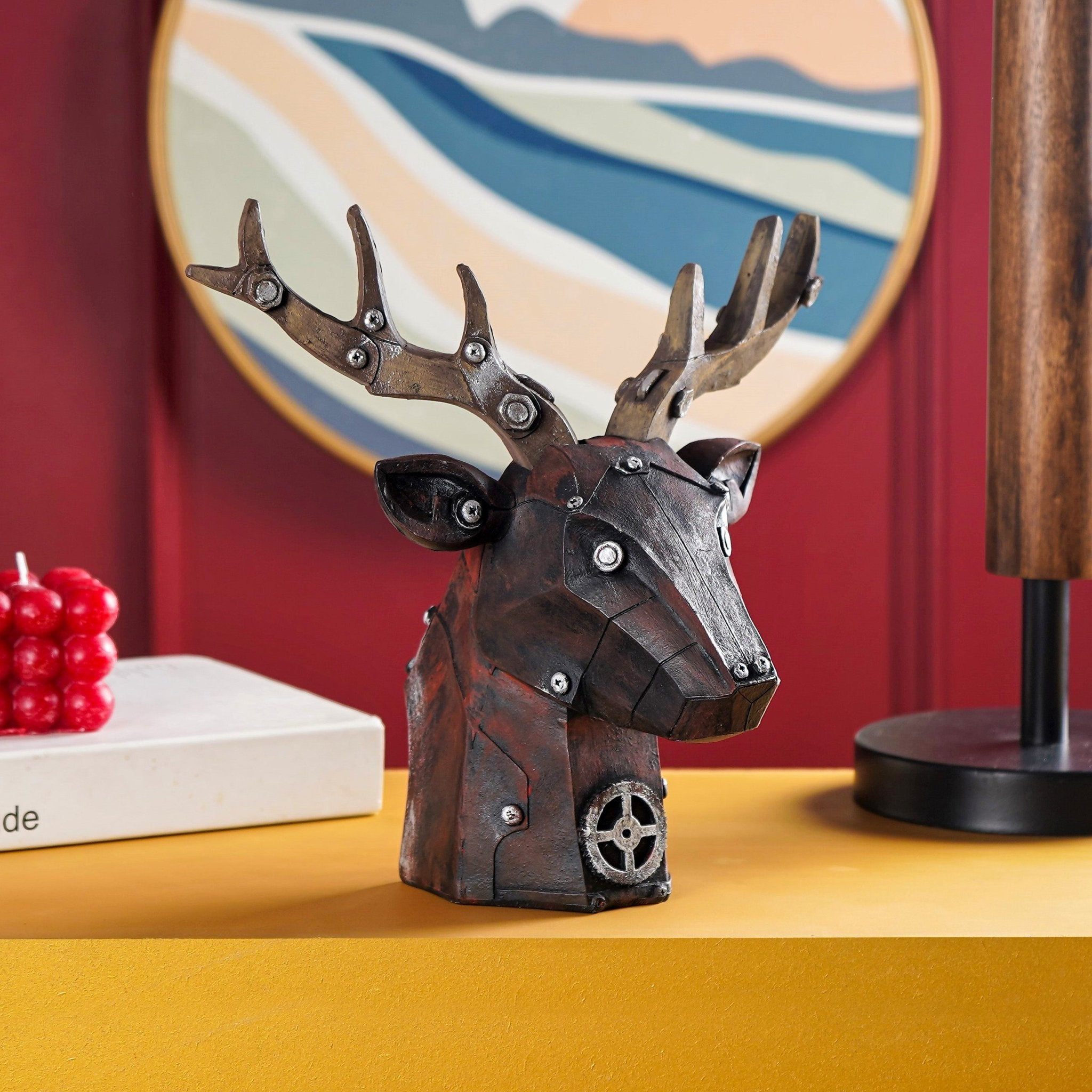 Mechanical Majesty Deer Head Statue – The Artment